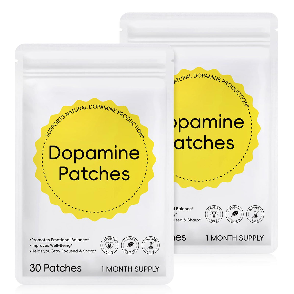 Dopamine patches for mood enhancement