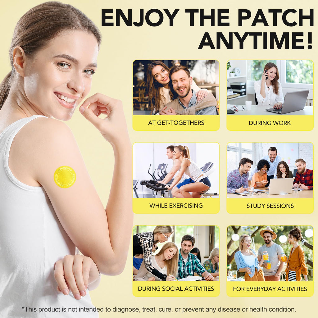 Dopamine patches for mood support