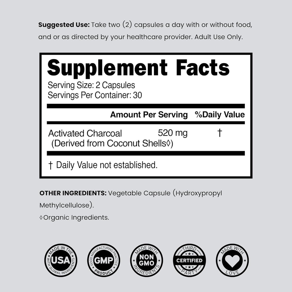 Dorado Nutrition charcoal benefits