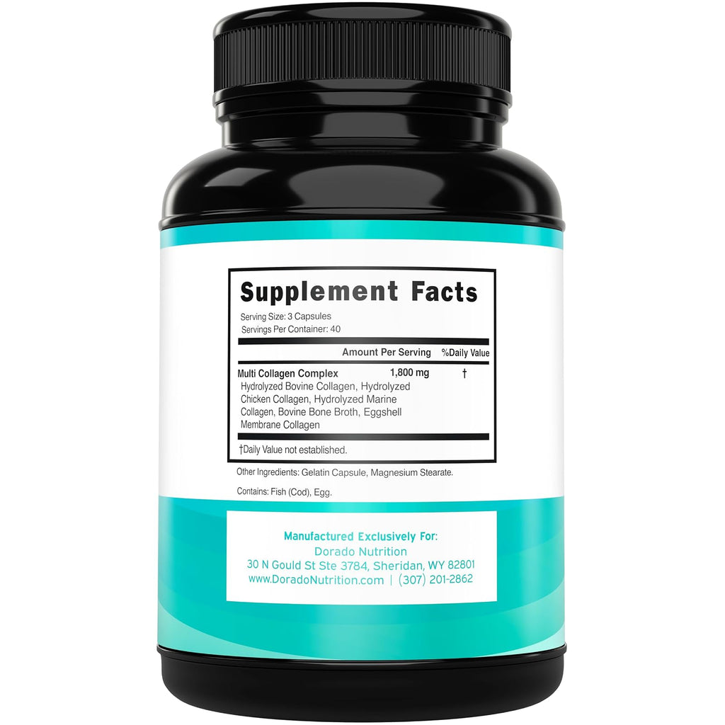 Dorado Nutrition collagen capsules for beauty