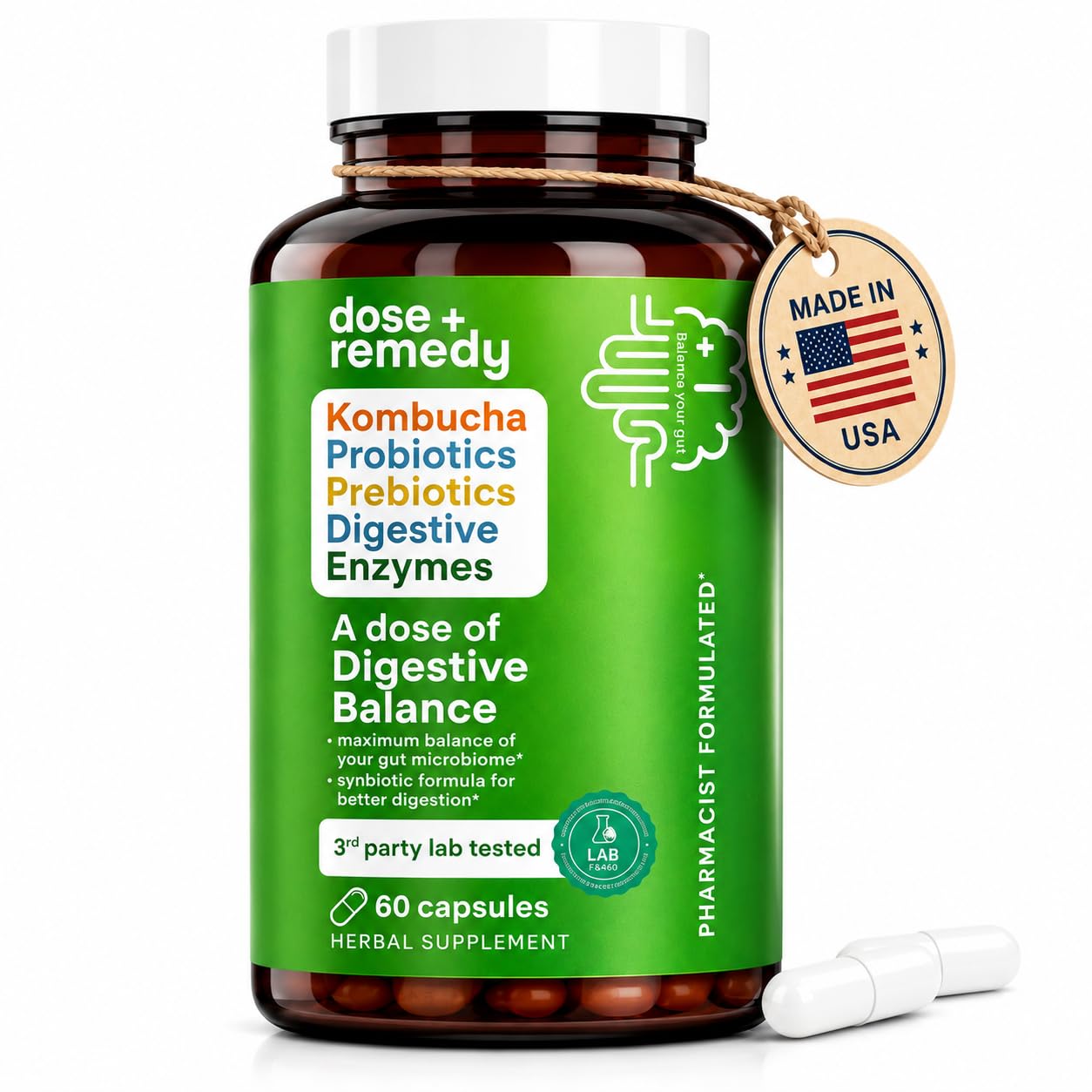 Dose of Digestive Balance probiotics for women