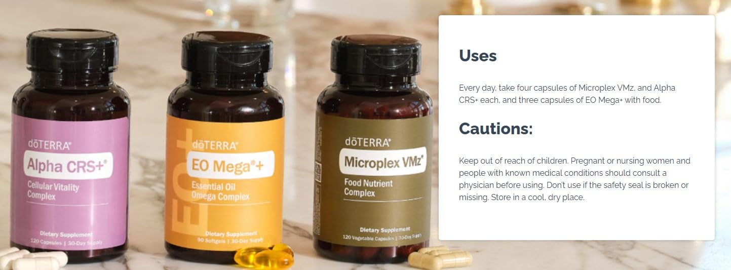 doTERRA blended supplements for stress relief