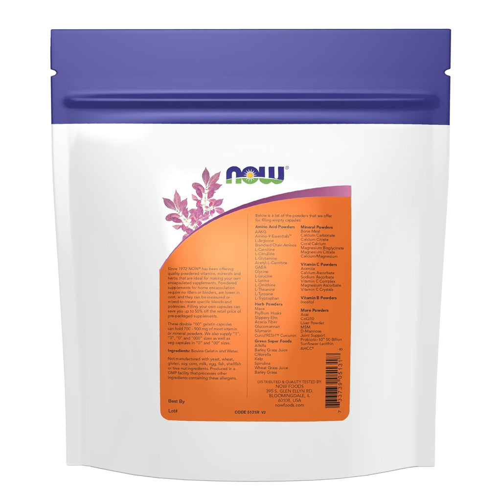 double 00 capsules for easy filling