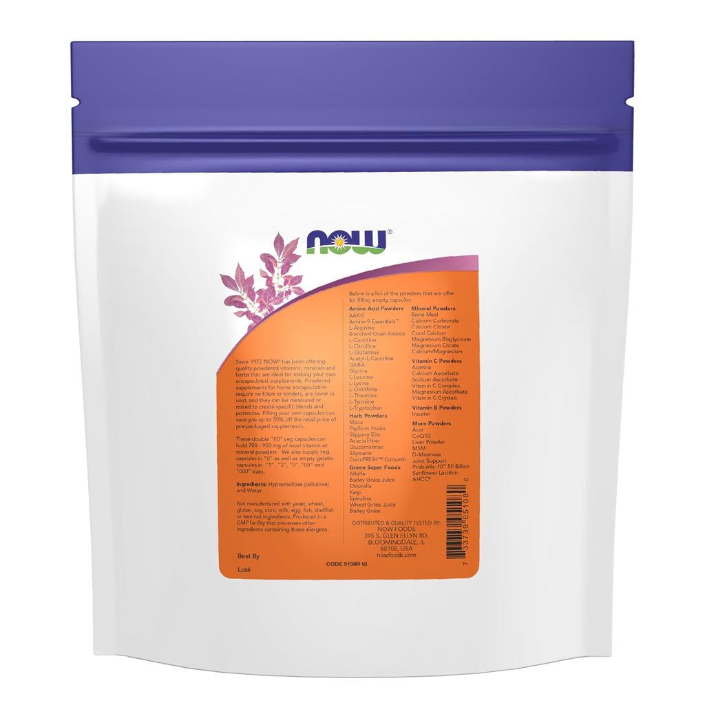 double 00 size vegetarian capsules