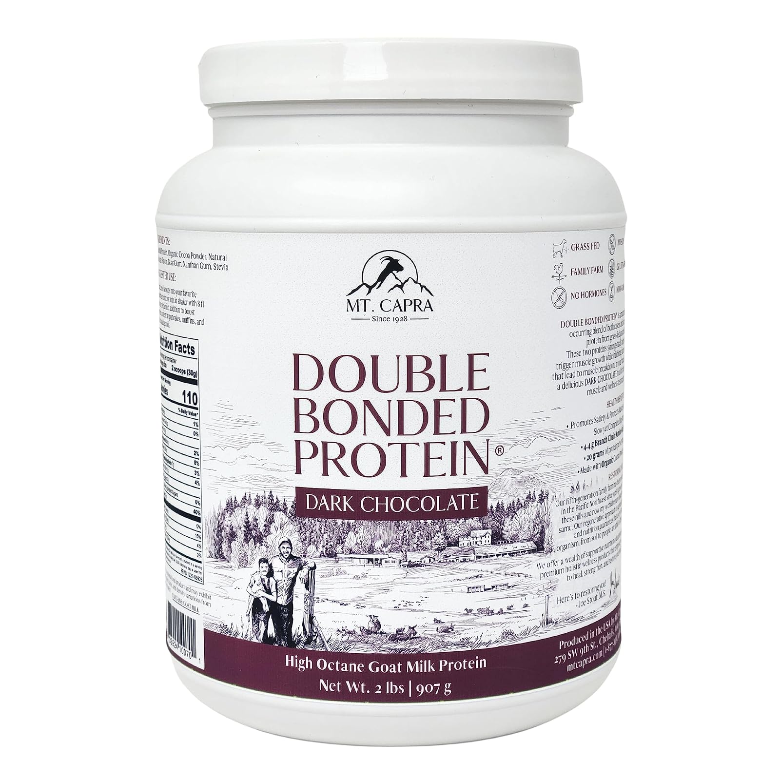 Double Bonded whey protein dark chocolate