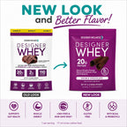 Double chocolate flavour whey protein