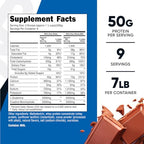 Double chocolate mass gainer protein powder