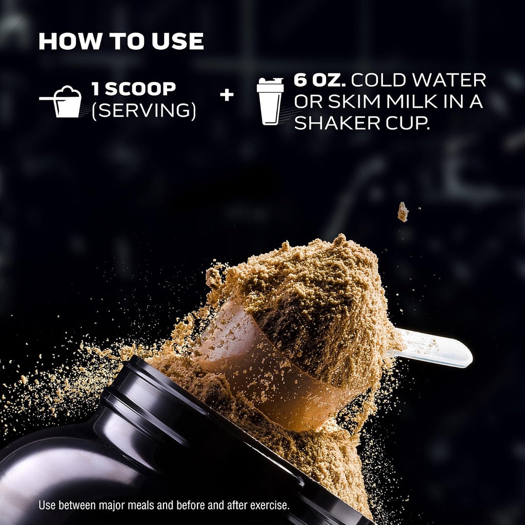double rich chocolate whey protein powder
