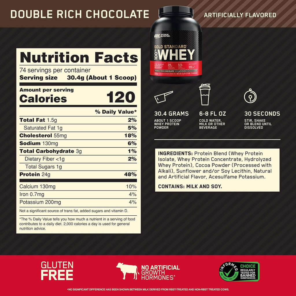 Double Rich chocolate whey protein