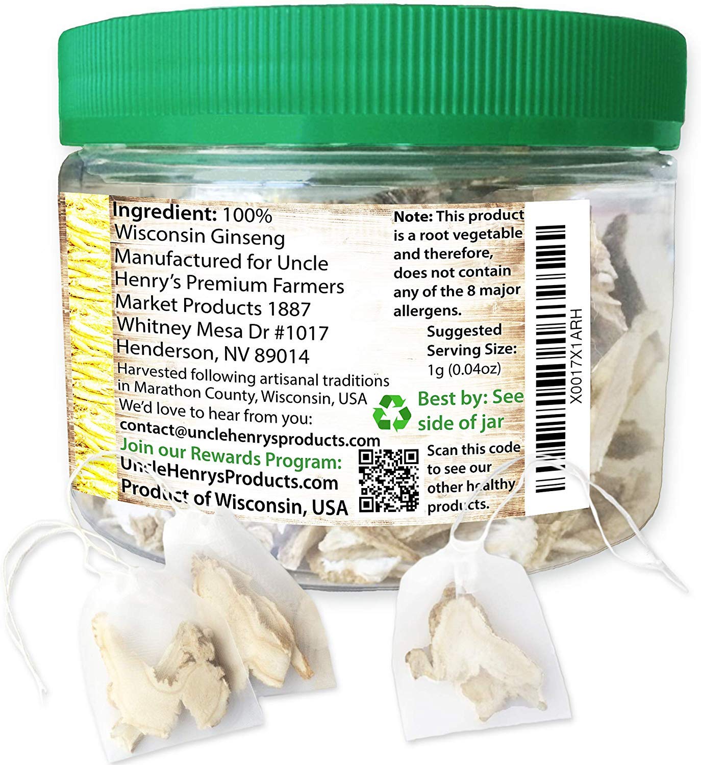 double-sealed ginseng for freshness