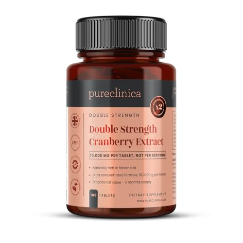 double strength cranberry supplement tablets