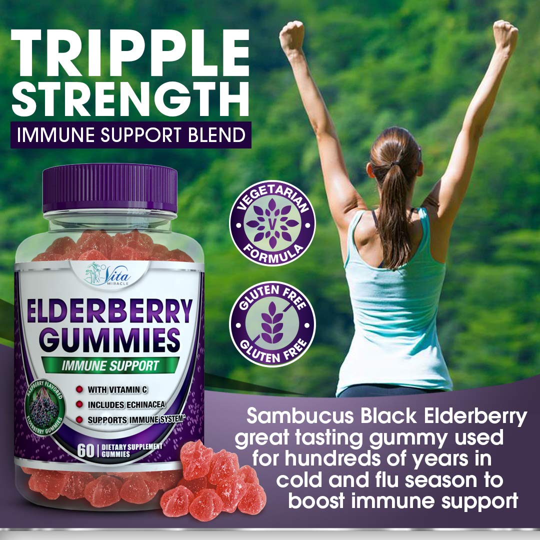 double strength elderberry gummies with vitamin C