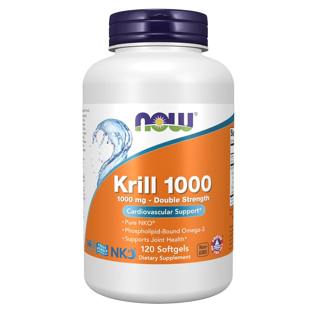 double strength krill oil softgels