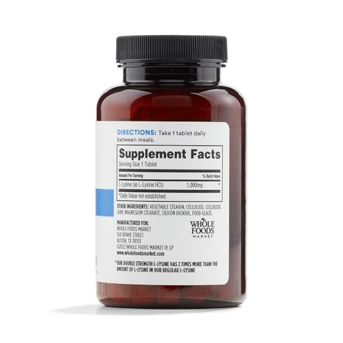 Double strength L-Lysine supplement