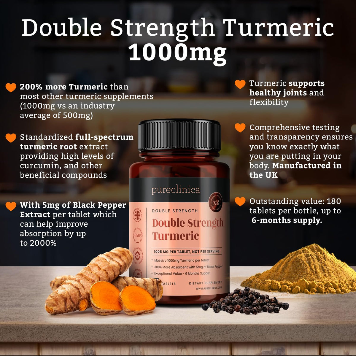 Double Strength turmeric for daily wellness