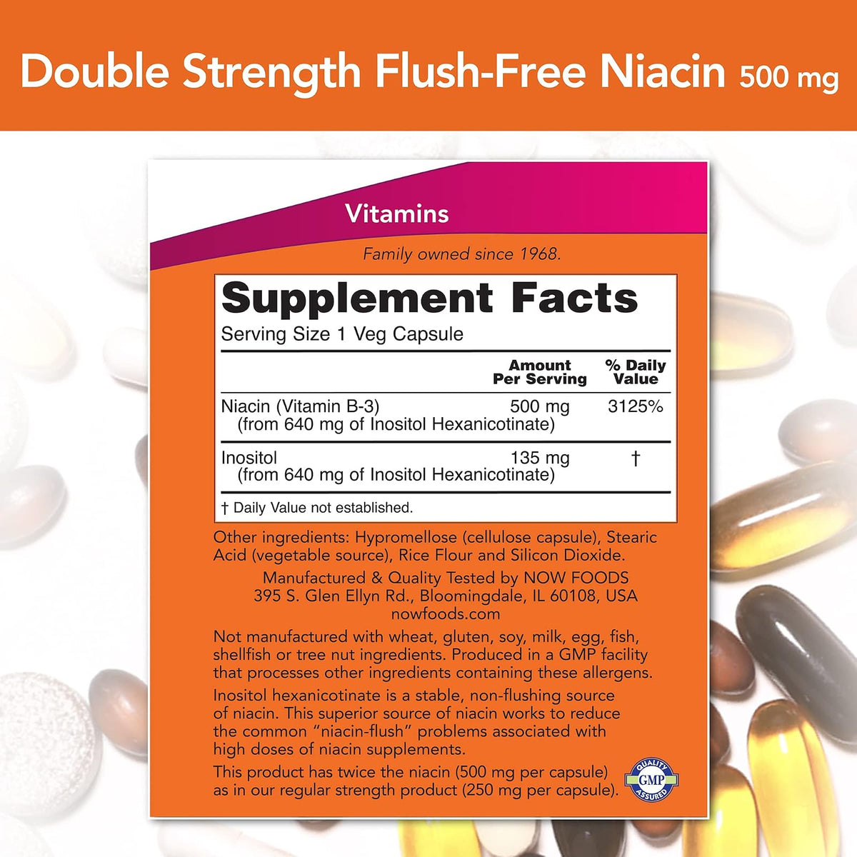 Double strength Vitamin B3 supplement
