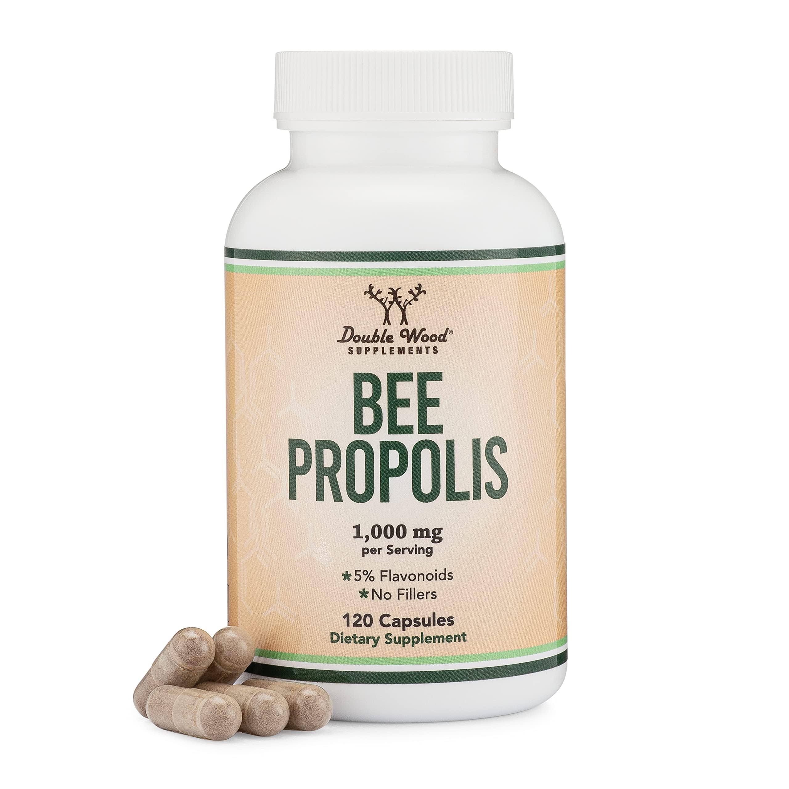 Double Wood bee propolis capsules benefits