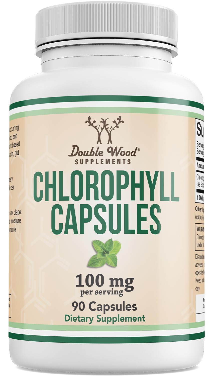Double Wood Chlorophyll 100 mg capsules