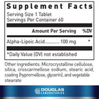 Douglas Laboratories alpha lipoic acid tablets