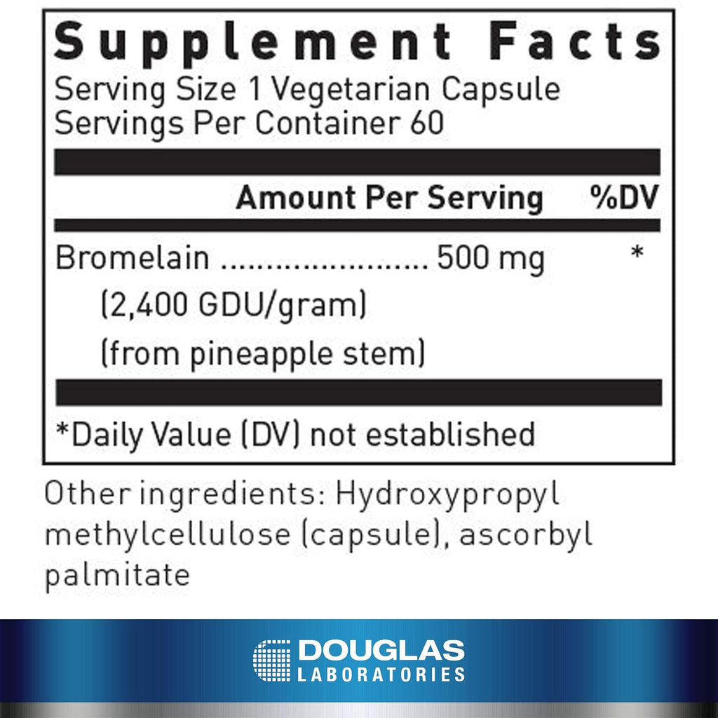 Douglas Laboratories Bromelain capsules for digestion