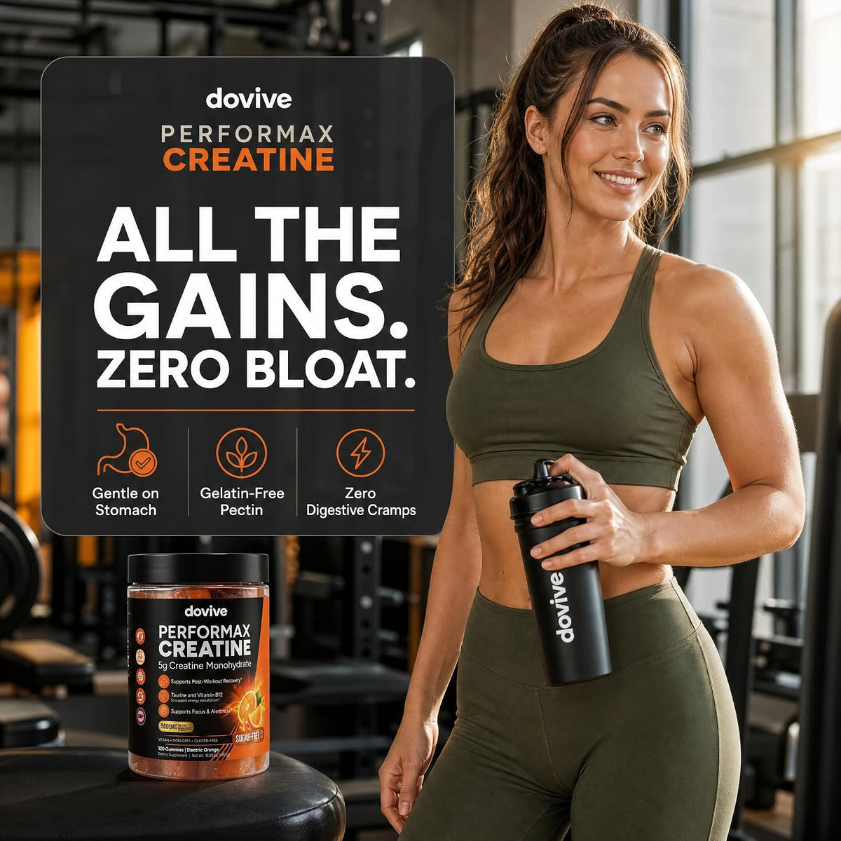 DOVIVE creatine for muscle recovery