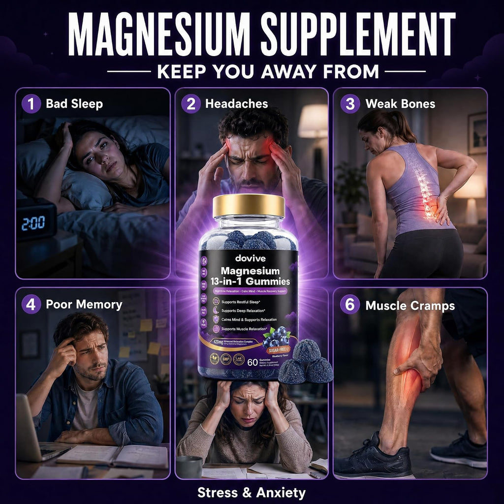 DOVIVE gummies for daily magnesium intake