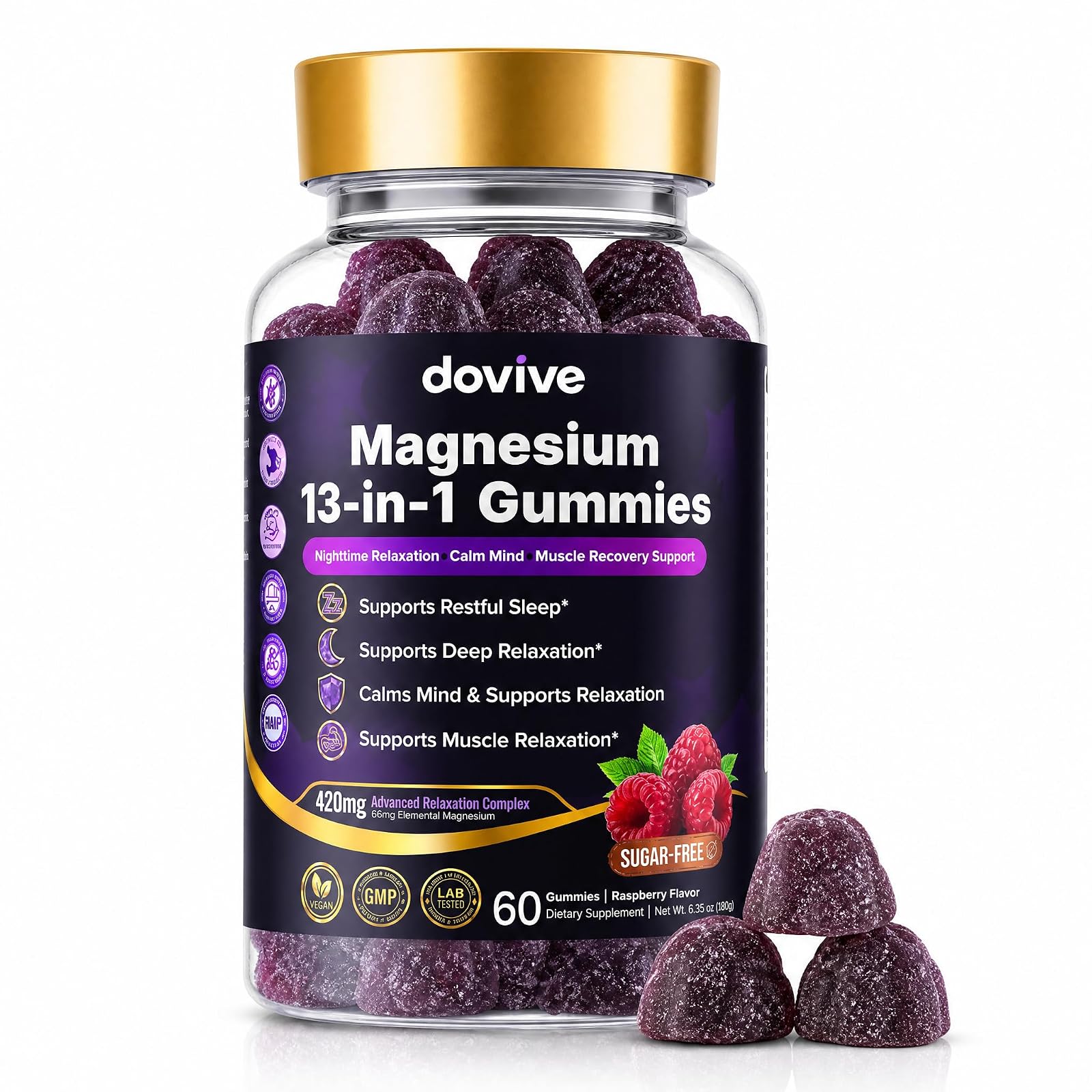 DOVIVE magnesium gummies for relaxation