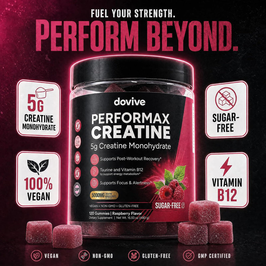 DOVIVE sports nutrition creatine gummies