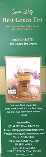 Dr. Althea green tea pouches