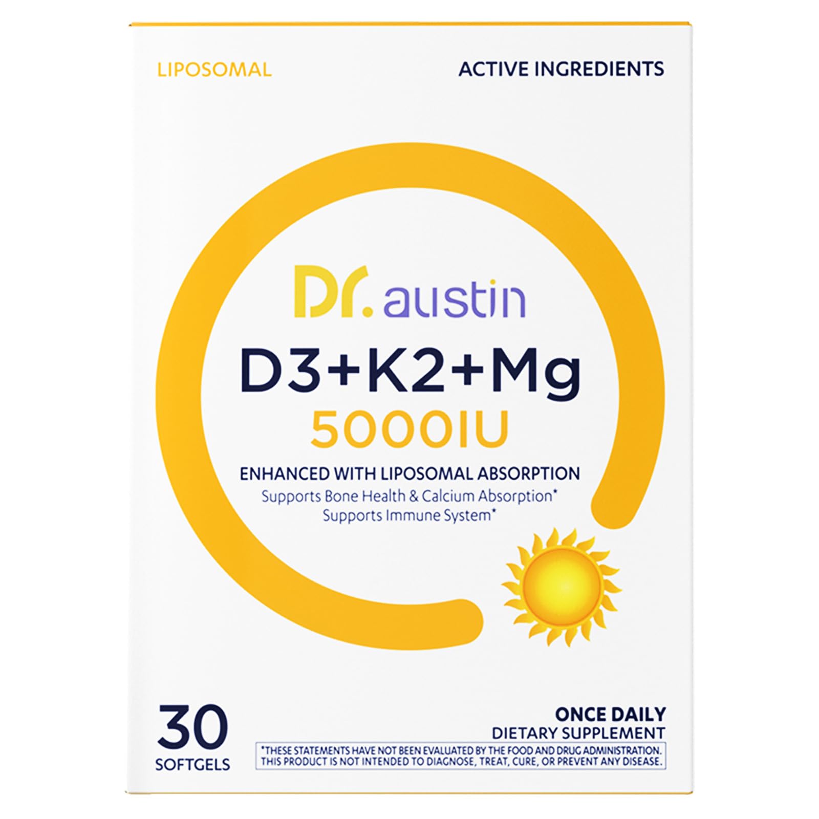 Dr. Austin Vitamin D3 softgels