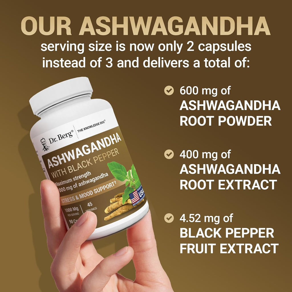 Dr. Berg ashwagandha for energy and vitality