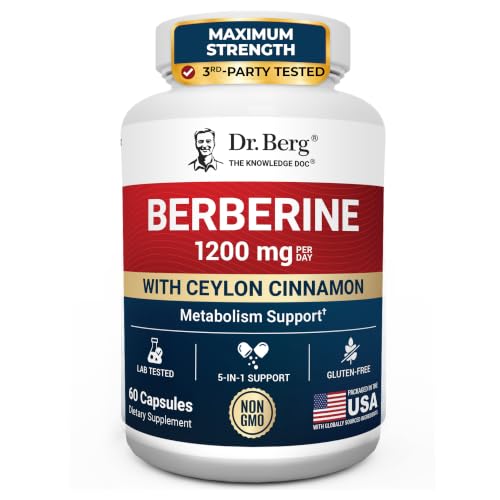 Dr. Berg Berberine 1200 mg capsules