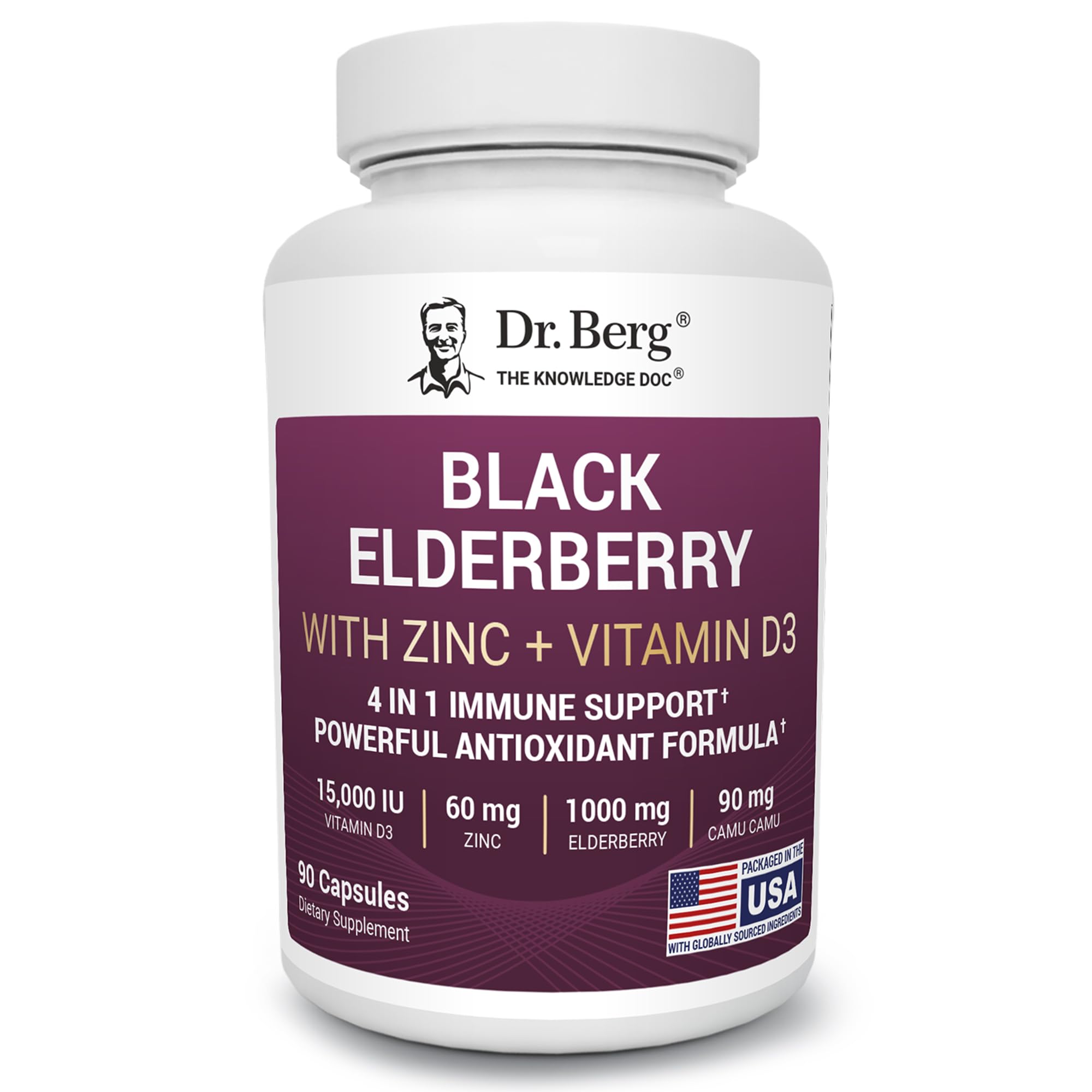 Dr. Berg elderberry capsules for immunity