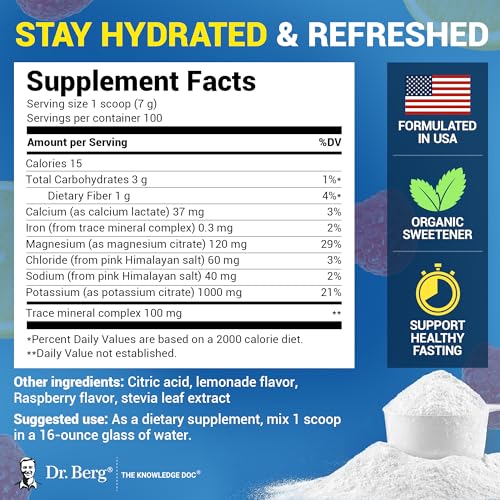 Dr. Berg electrolytes for active lifestyle