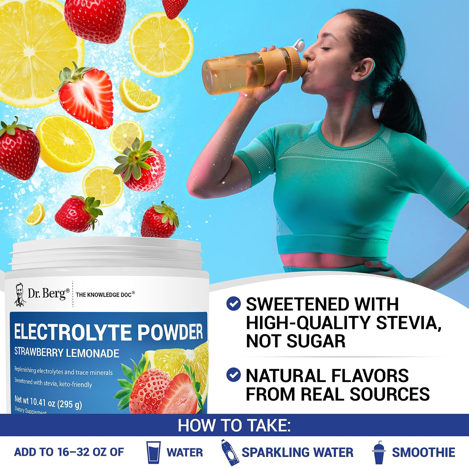 Dr. Berg electrolytes for keto diet