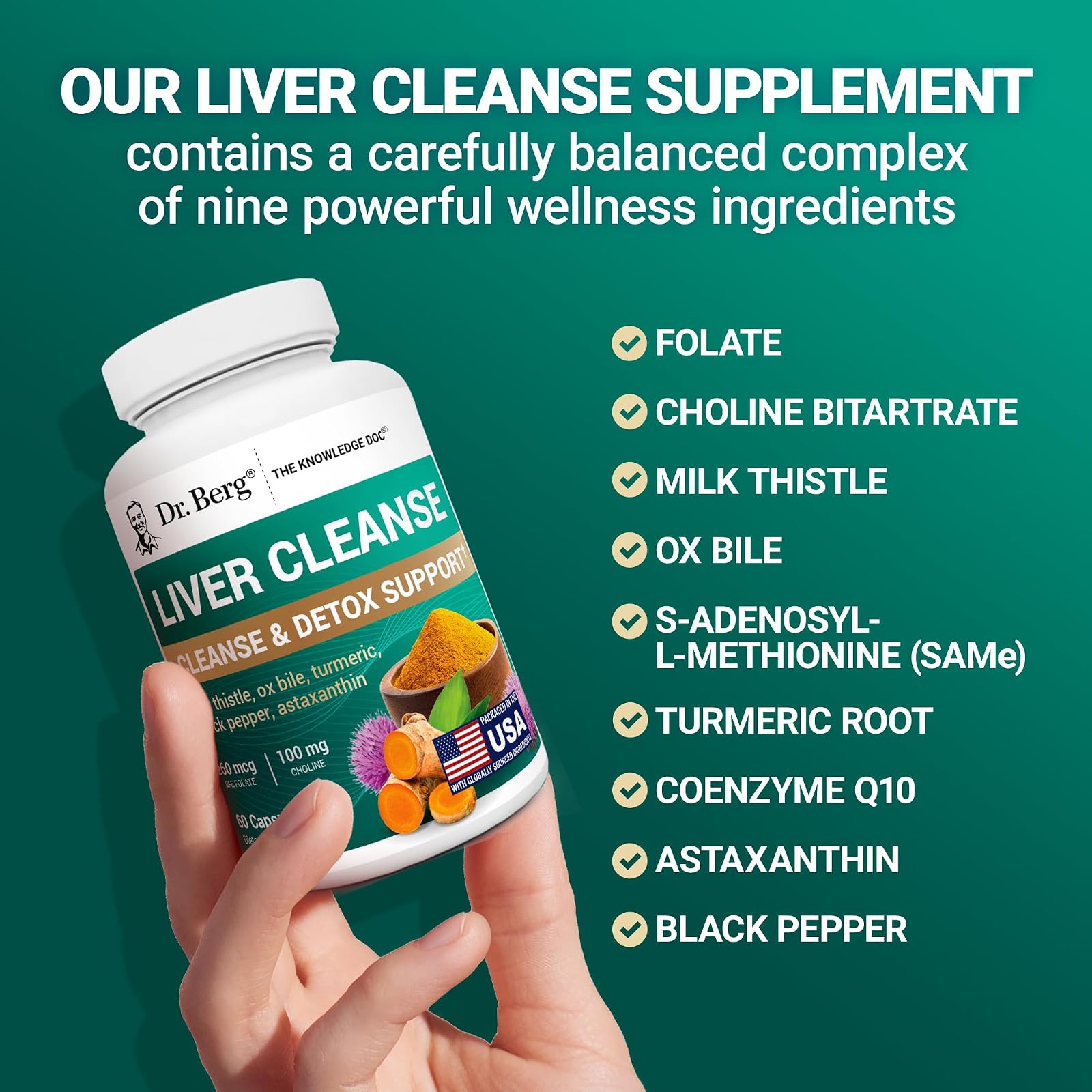 Dr. Berg herbal detox solution