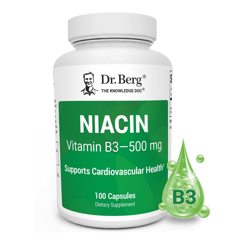 Dr. Berg Niacin 125 mg capsules