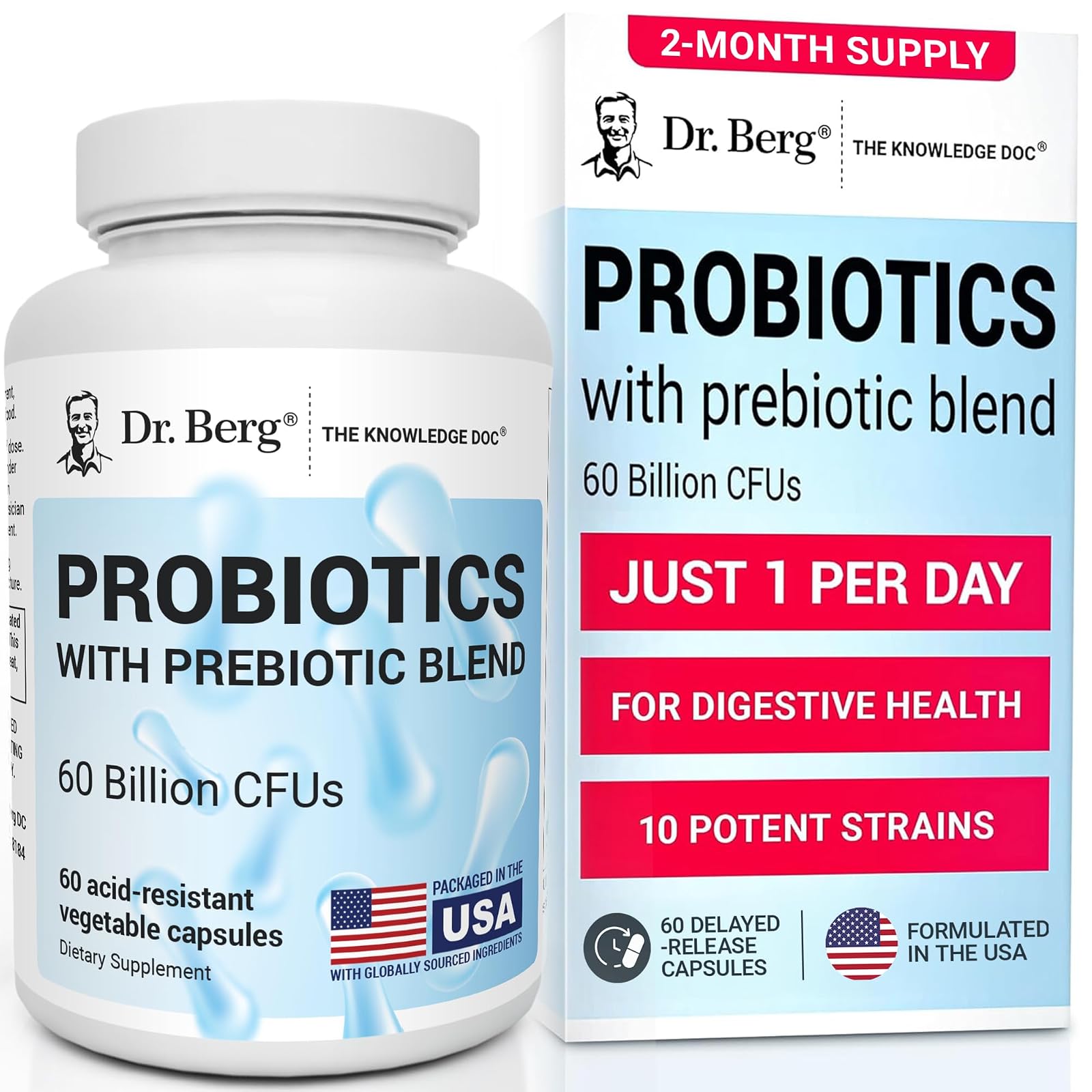 Dr. Berg probiotics for digestive health