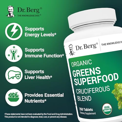 Dr. Berg's Greens health supplements