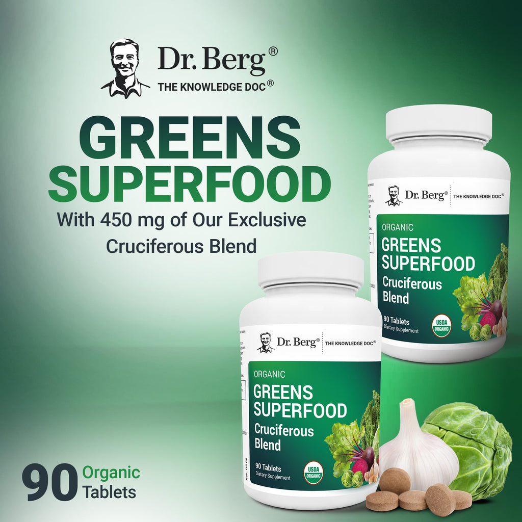 Dr. Berg's Greens health supplements
