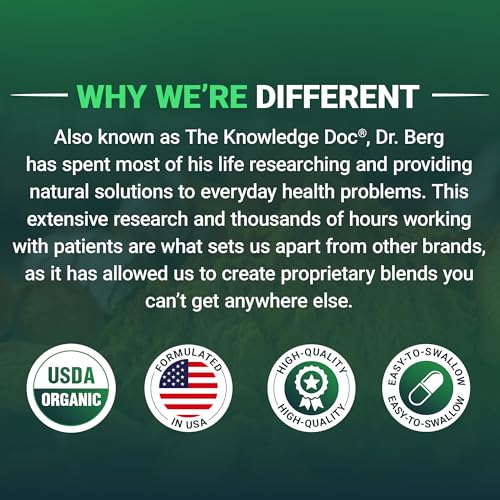 Dr. Berg's Greens nutrient supplements