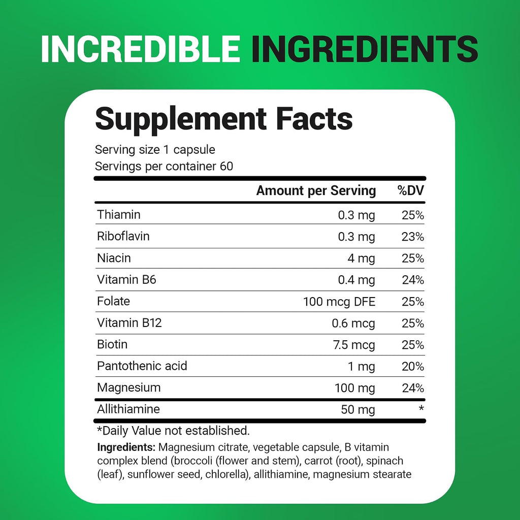 Dr. Berg vitamin B complex formula