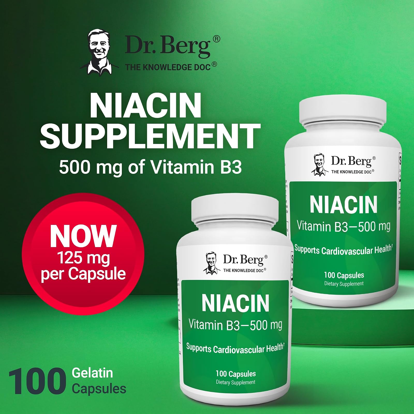 Dr. Berg Vitamin B3 immune support