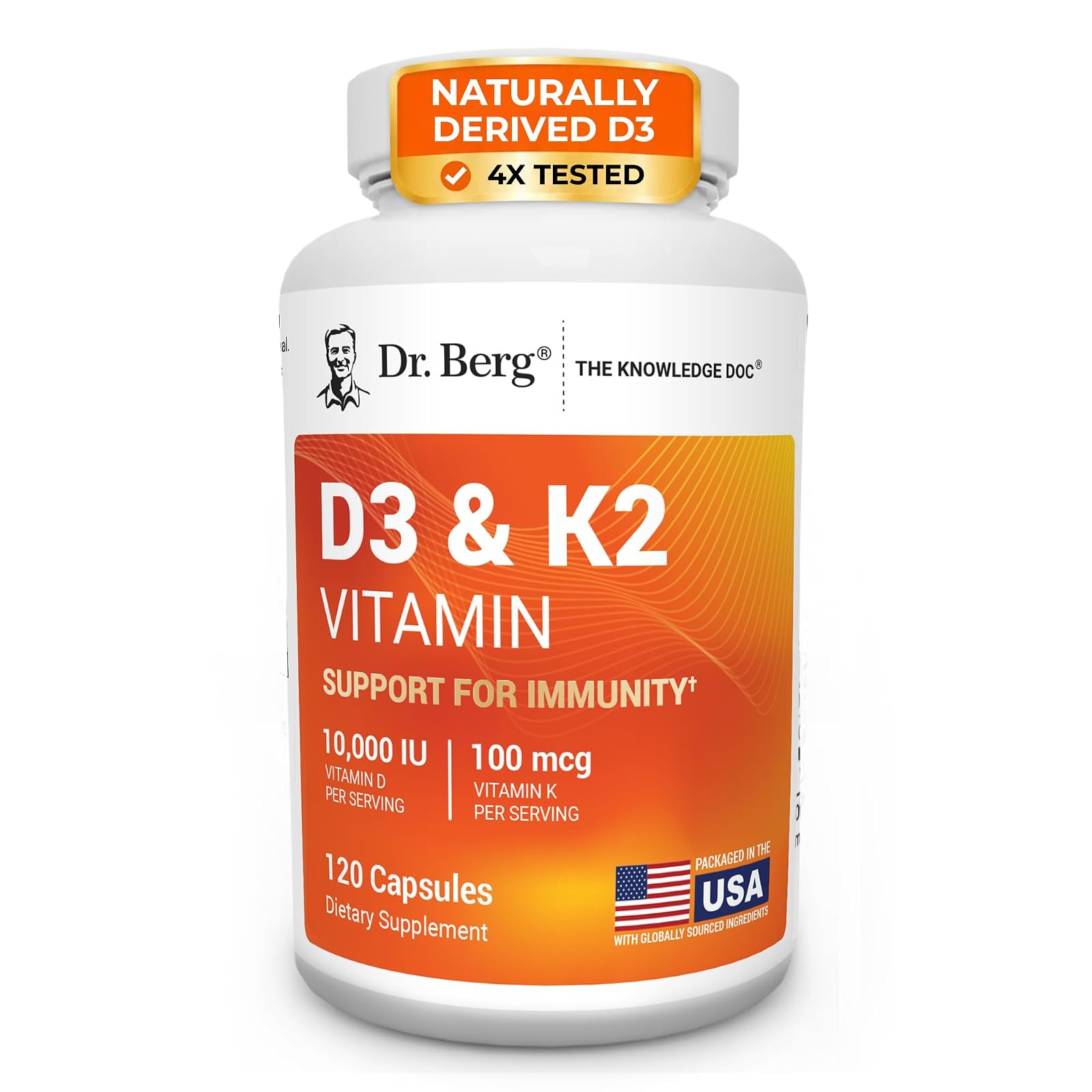 Dr. Berg Vitamin D3 K2 capsules