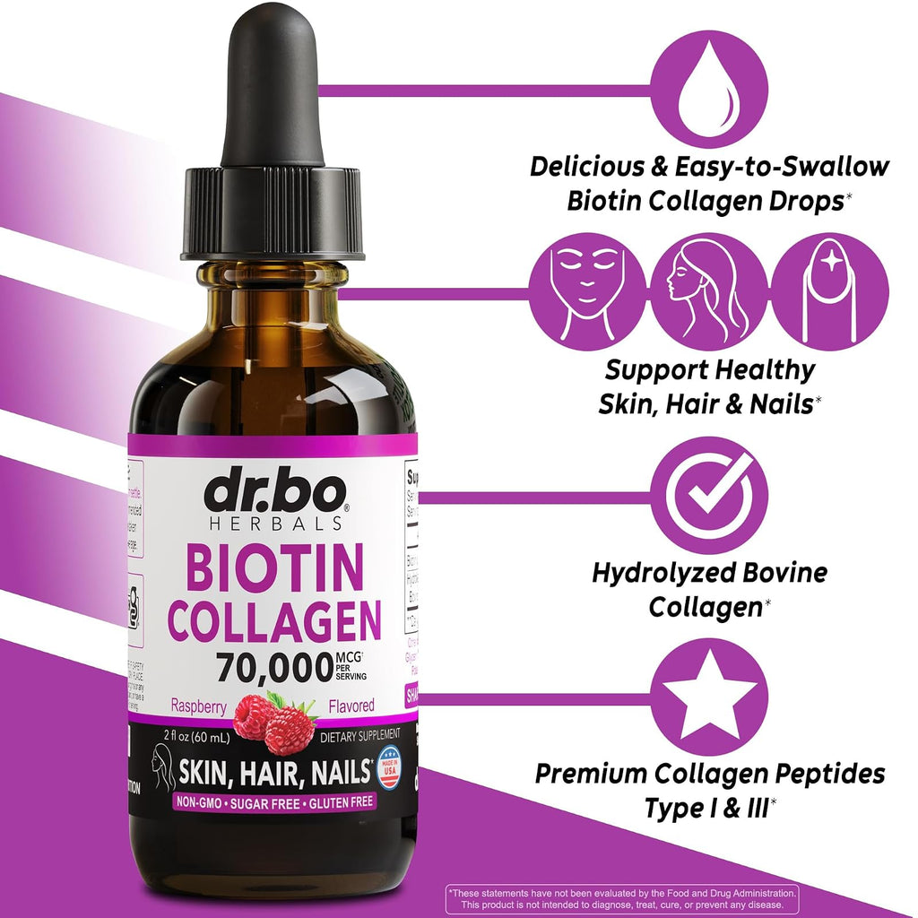 DR. BO biotin supplement benefits