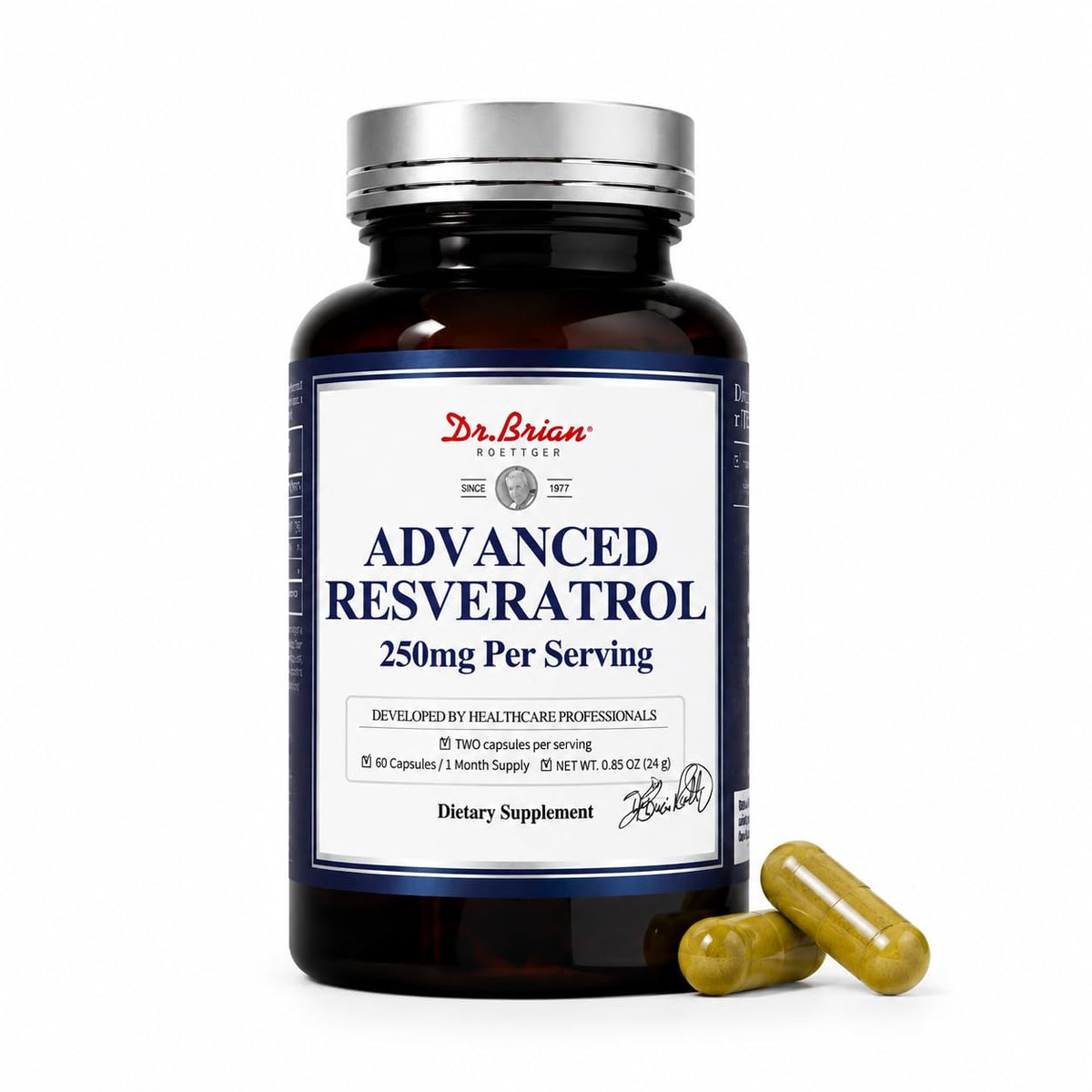Dr. Brian Resveratrol antioxidant capsules