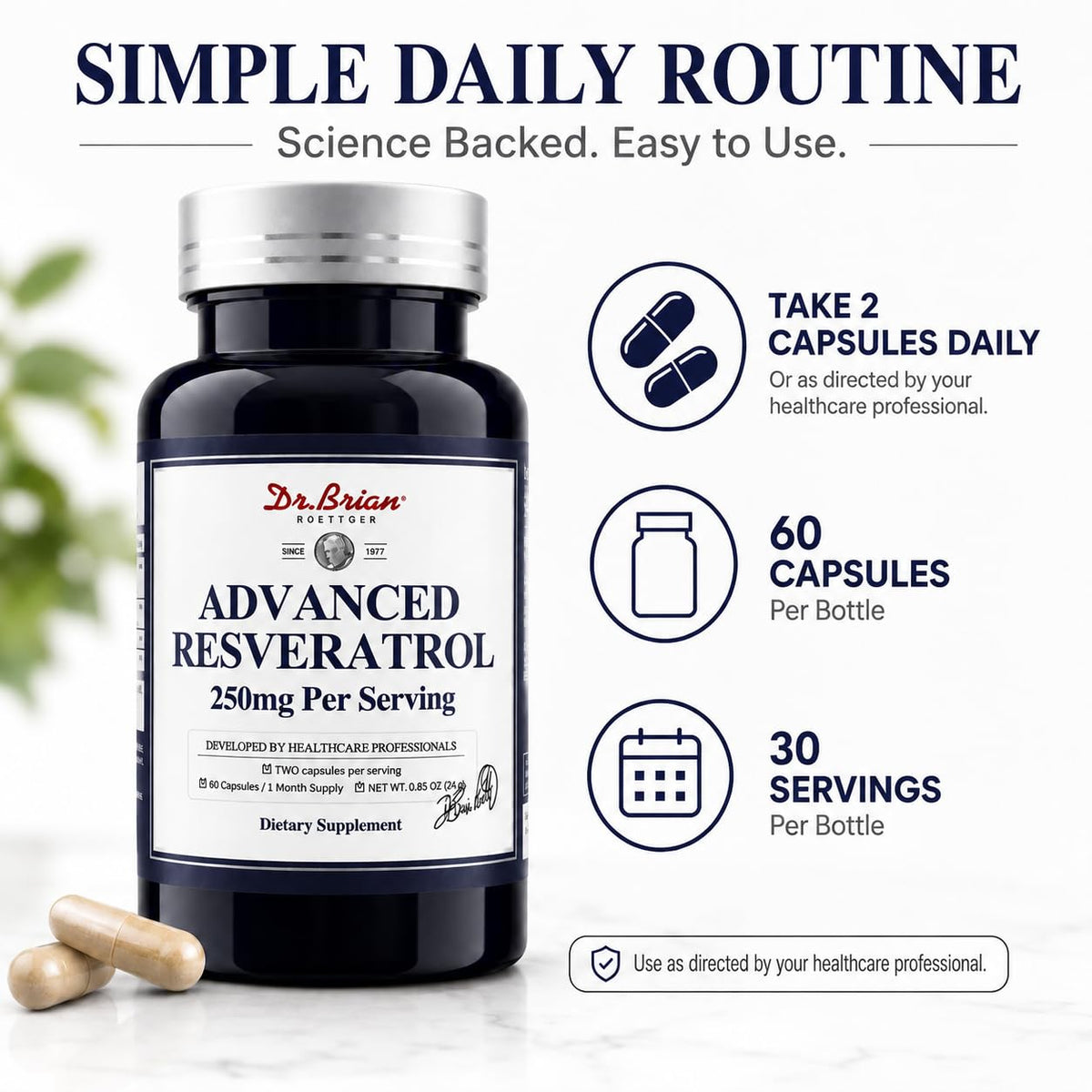 Dr. Brian Resveratrol for healthy aging