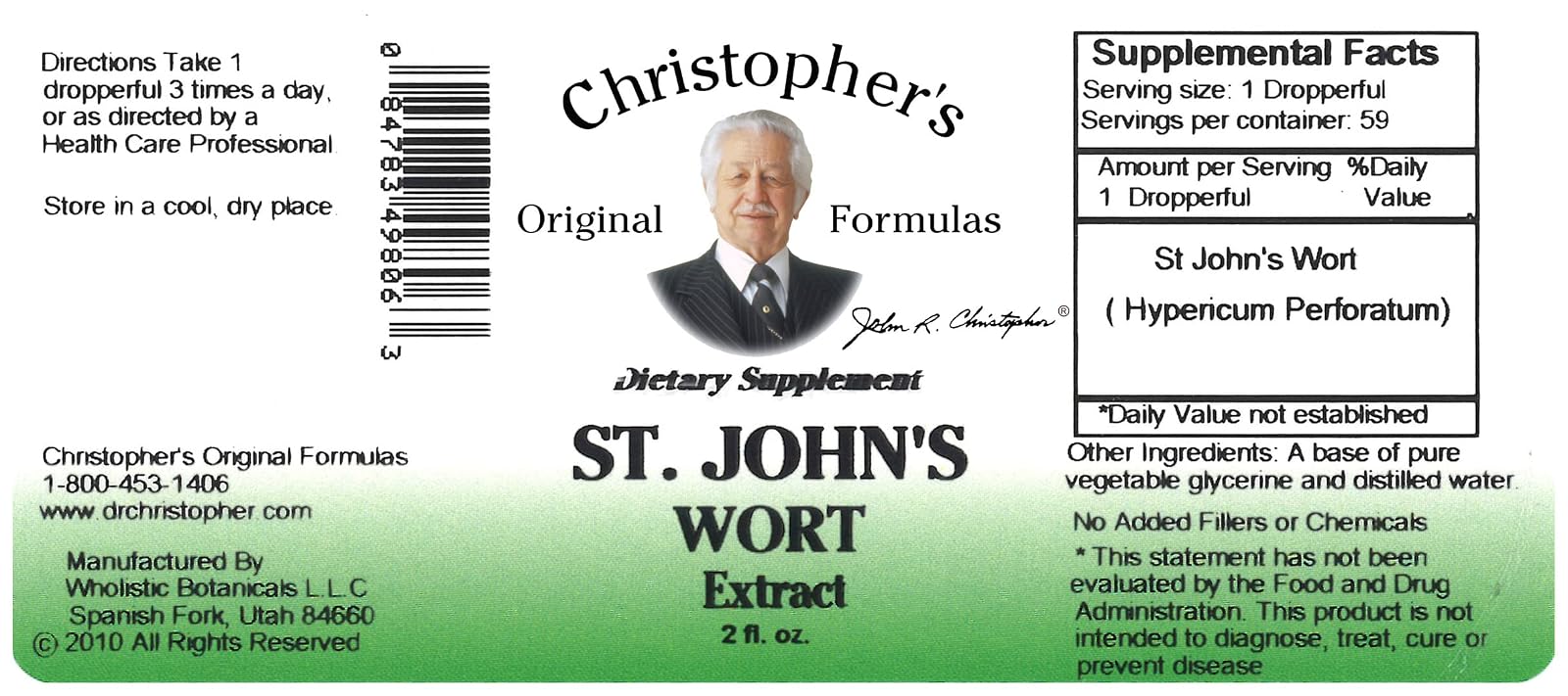Dr. Christopher herbal glycerite for emotional balance