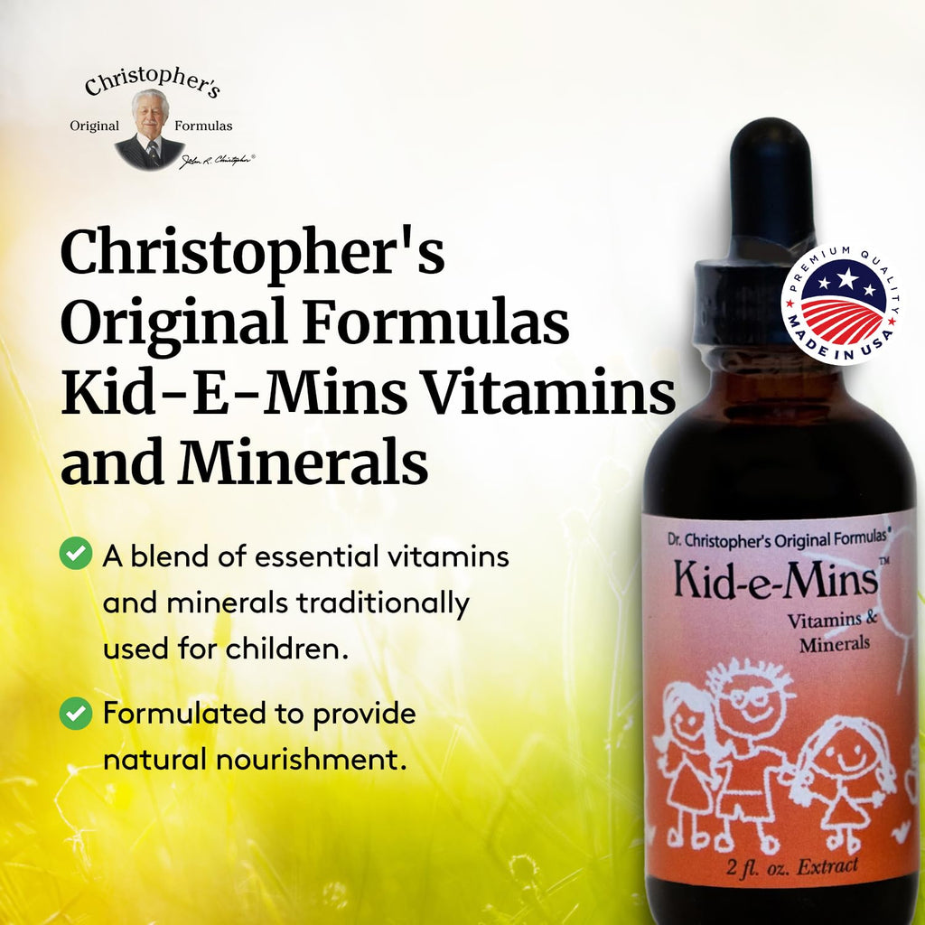 Dr. Christopher's blended vitamin benefits