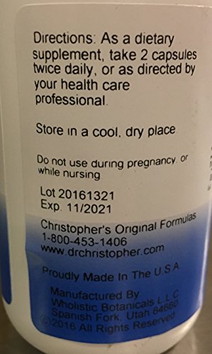 Dr. Christopher's blended vitamin & mineral supplements